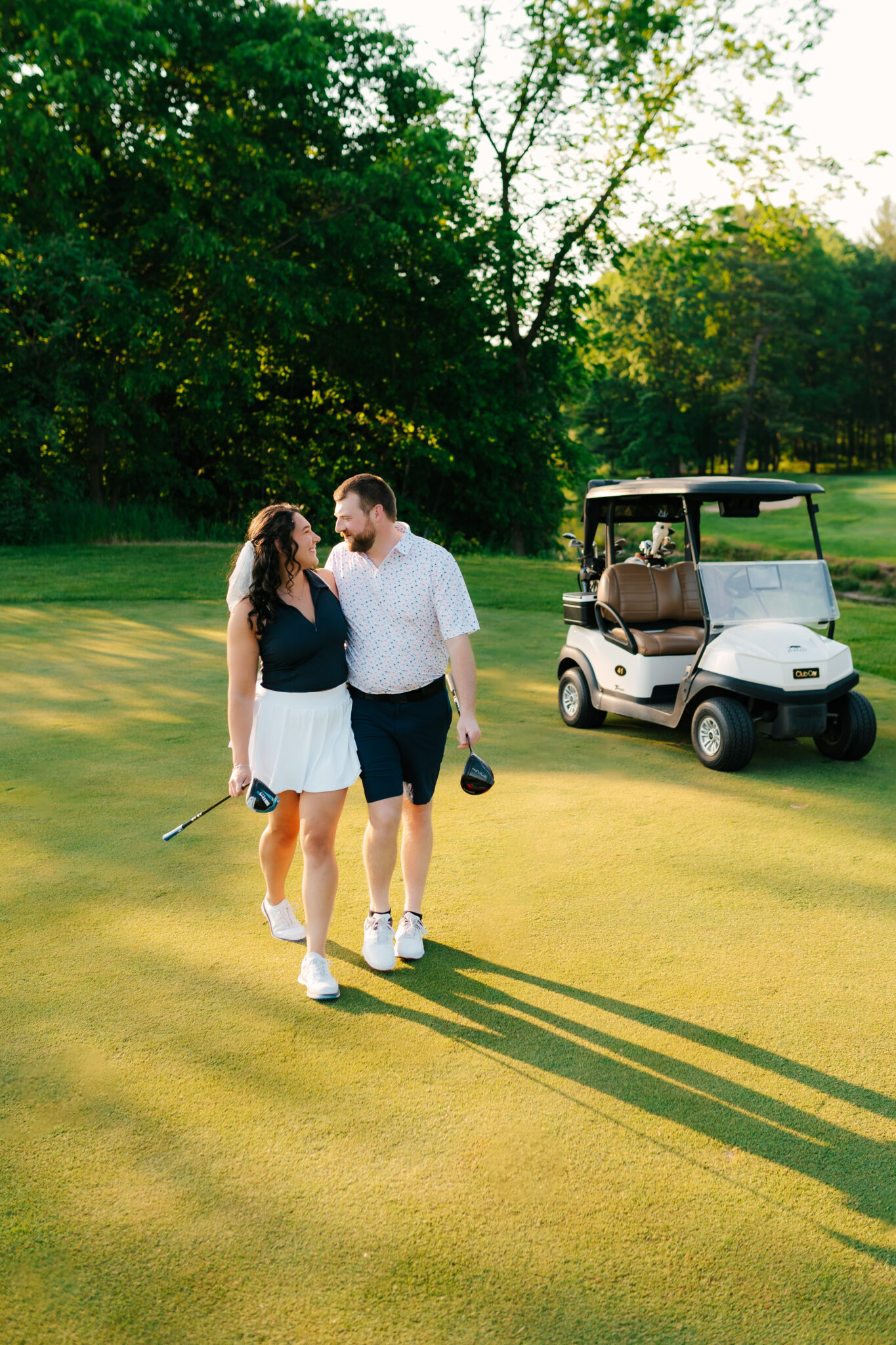 Pohlcat Golf Course Engagement Photos - The Wild Phern